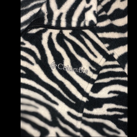 Columbia | Jackets & Coats | Zebra Print Columbia Fleece Jacket | Poshmark